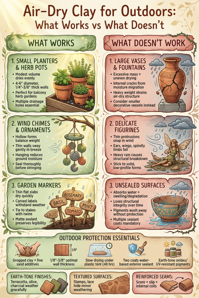 Air-Dry Clay for the Outdoors: What Works and What Doesn’t - Clayelle
